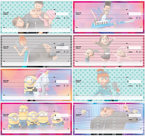 Cartoon Character Personal Checks - American Bank Checks