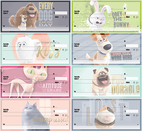 Cartoon Character Personal Checks - American Bank Checks