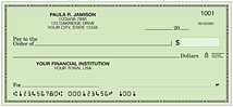 Green Safety Personal Checks | American Bank Checks