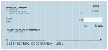 Pin Stripes Personal Checks | American Bank Checks