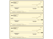 Safety Yellow Business Register | American Bank Checks