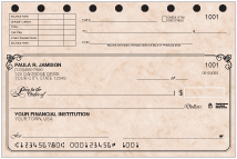 Antique Top Stub Checks - American Bank Checks